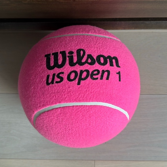 Wilson | Toys | Wilson Us Open Tennis Ball Pink Tennis Ball 9 Inches ...